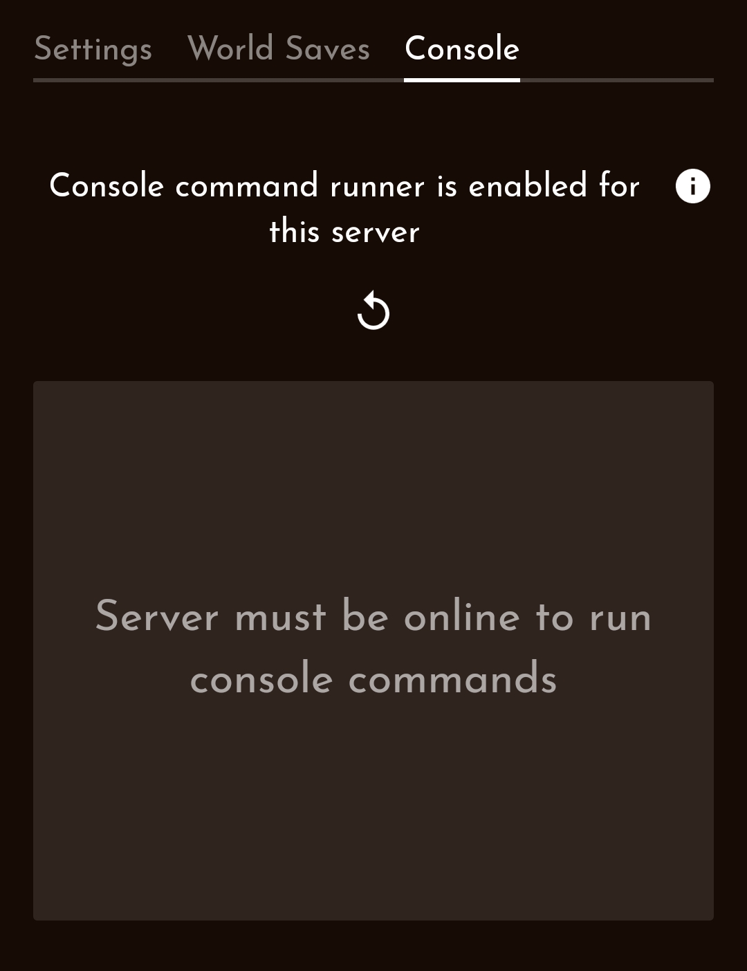 Finally you have access to the console!